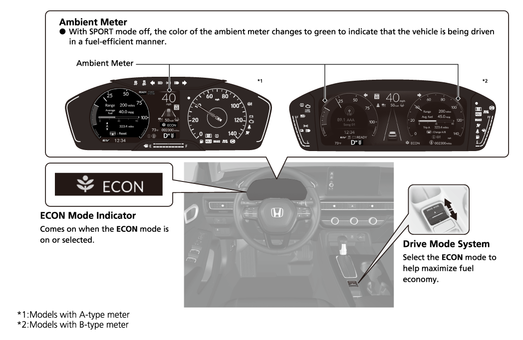 Eco Assist® System* | CIVIC SEDAN Hybrid 2025 | Honda