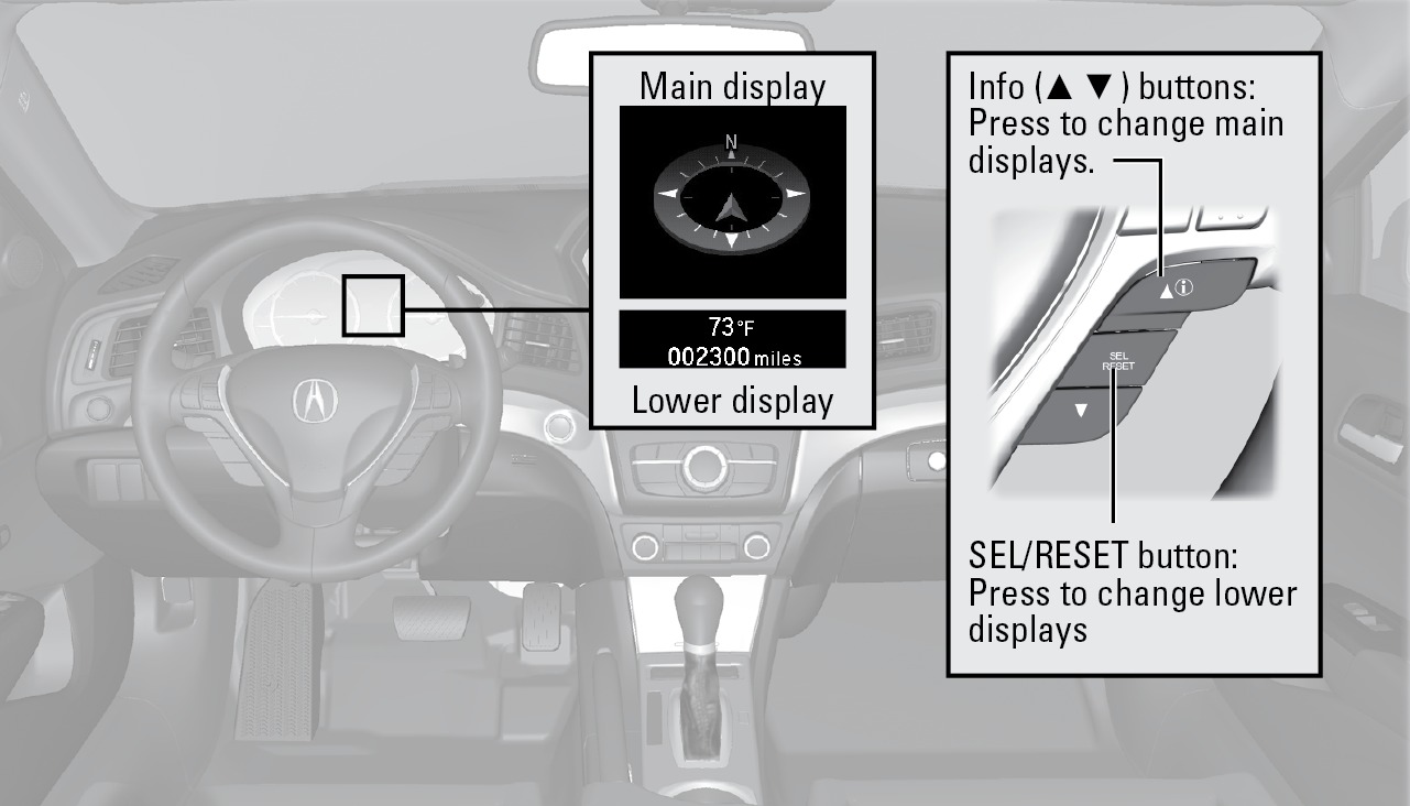 Multi-Information 2018 Acura ILX | Owner’s Manual